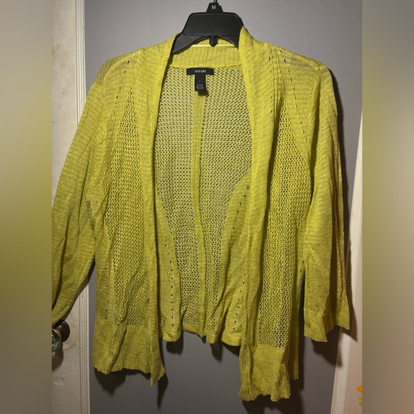 Alfani | Sweaters | 5 For 2 Alfani Yellow Openfront Cardigan | Poshmark
